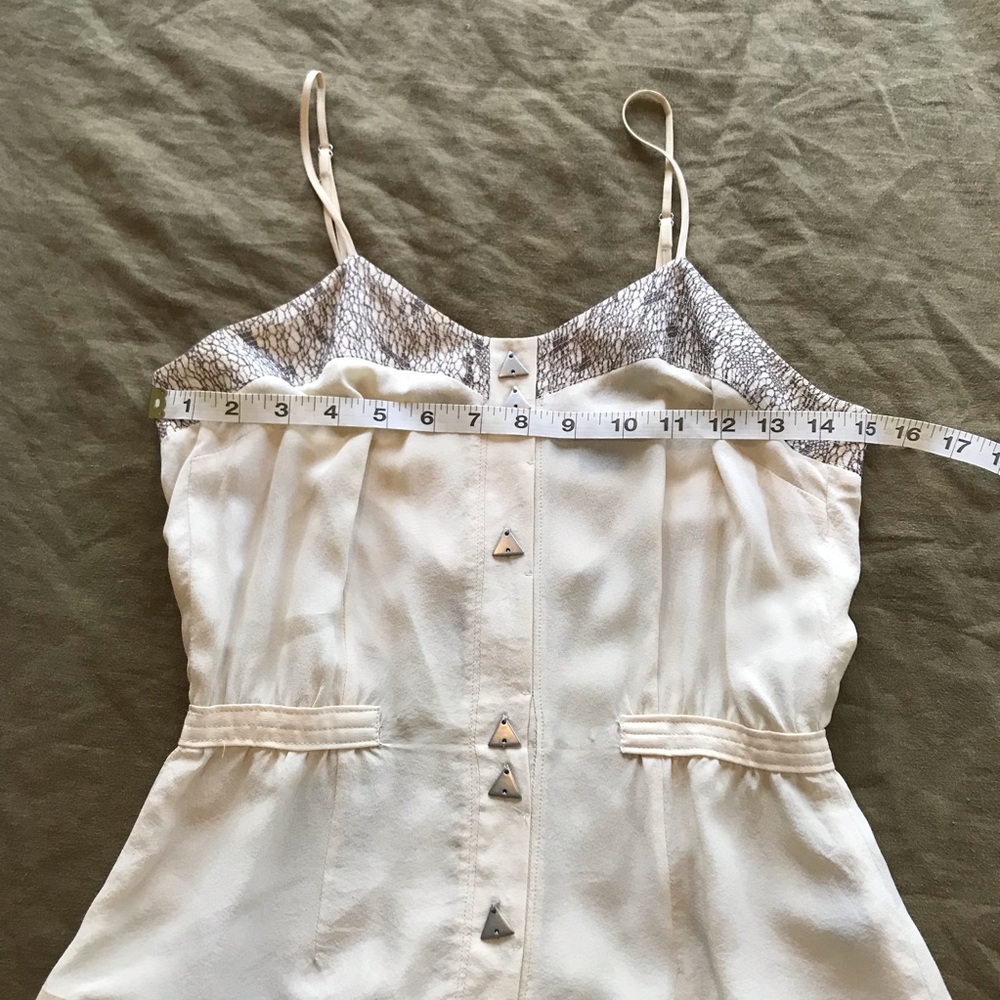 Rare Vena Cava Silk Cami Xs Cream - Gem